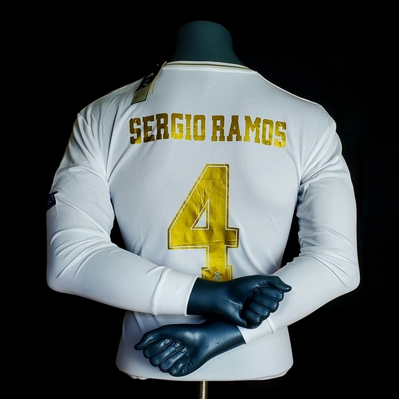 adidas | Shirts | Sergio Ramos Jersey Real Madrid Home Kit | Poshmark